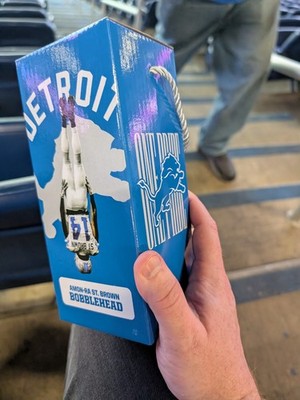 Amon-Ra St. Brown Bobblehead Headstand Detroit Lions SGA 11/2/25 NFL ...