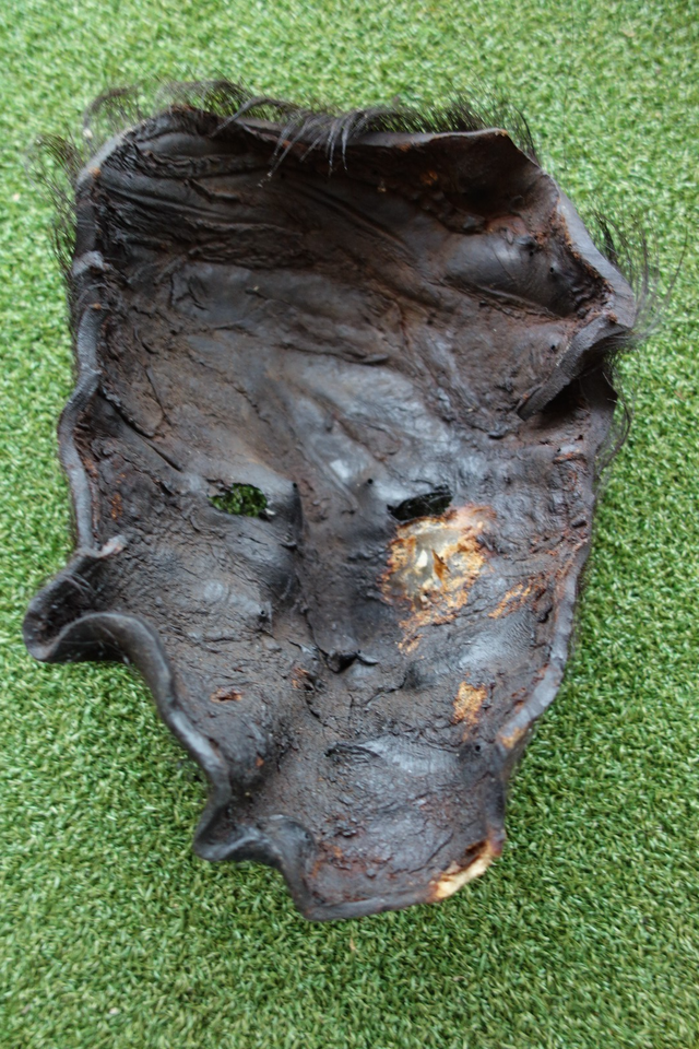 A RARE SCARY NEPALESE TANTRIC RELIGIOUS MASK HIDE AND HAIR | eBay UK