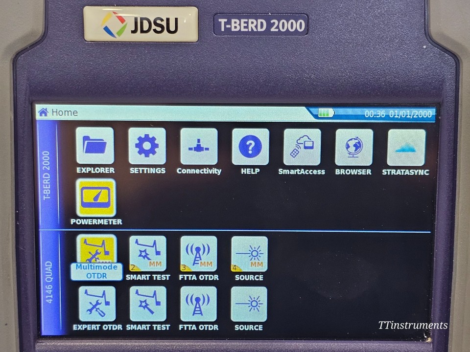 Viavi JDSU T-BERD 2000 + 4146 QUAD OTDR SM MM 850/1300 1310/1550 | eBay