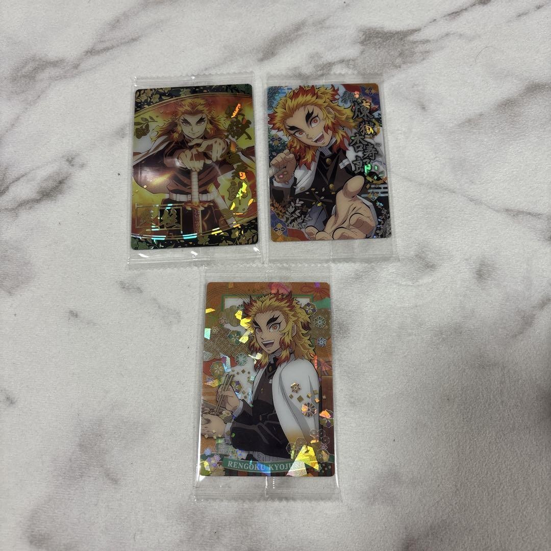 Demon Slayer: Kimetsu No Yaiba Wafer Rengoku Kyojuro Sr Set Roses | eBay