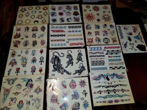 13 VINTAGE TATTOO FLASH SHEETS 1900S ODDITIES TAXIDERMY SIDESHOW 11 BY ...