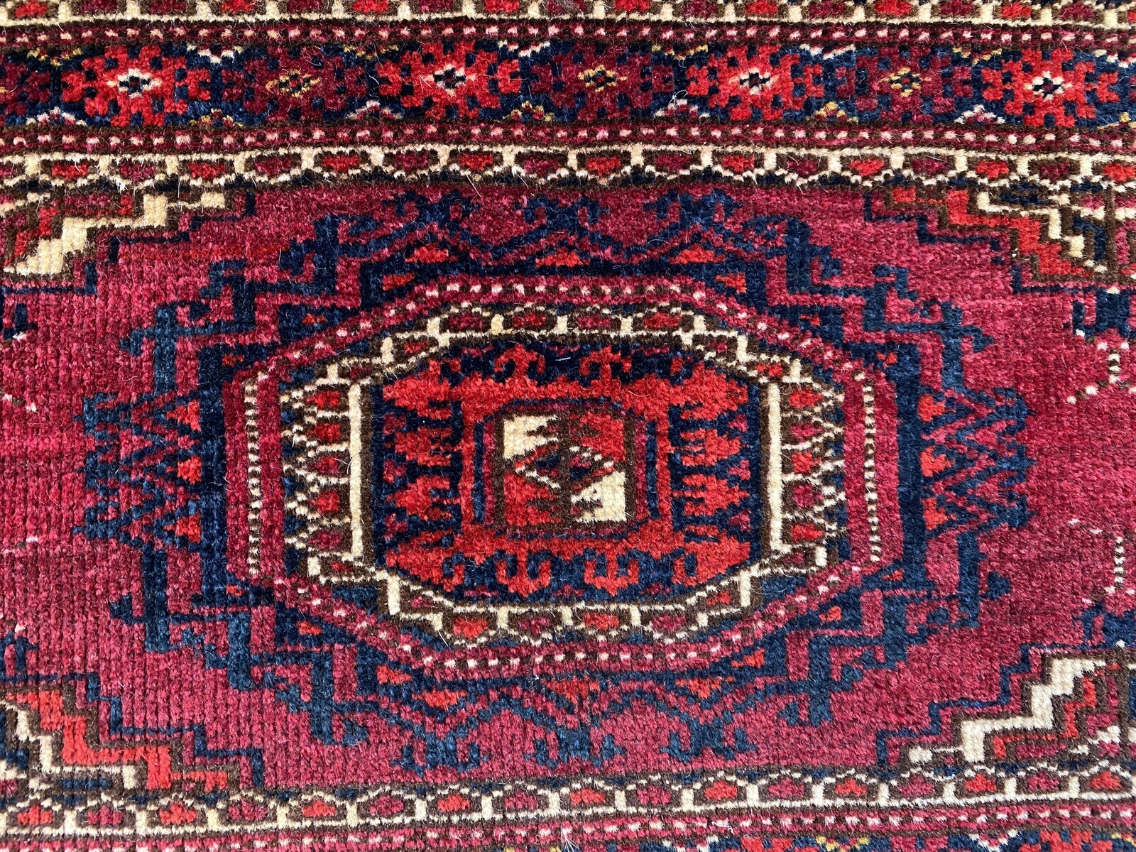 Antique Fine Turkmen Salor Gul Design Hand Knotted Juval Rug | eBay UK
