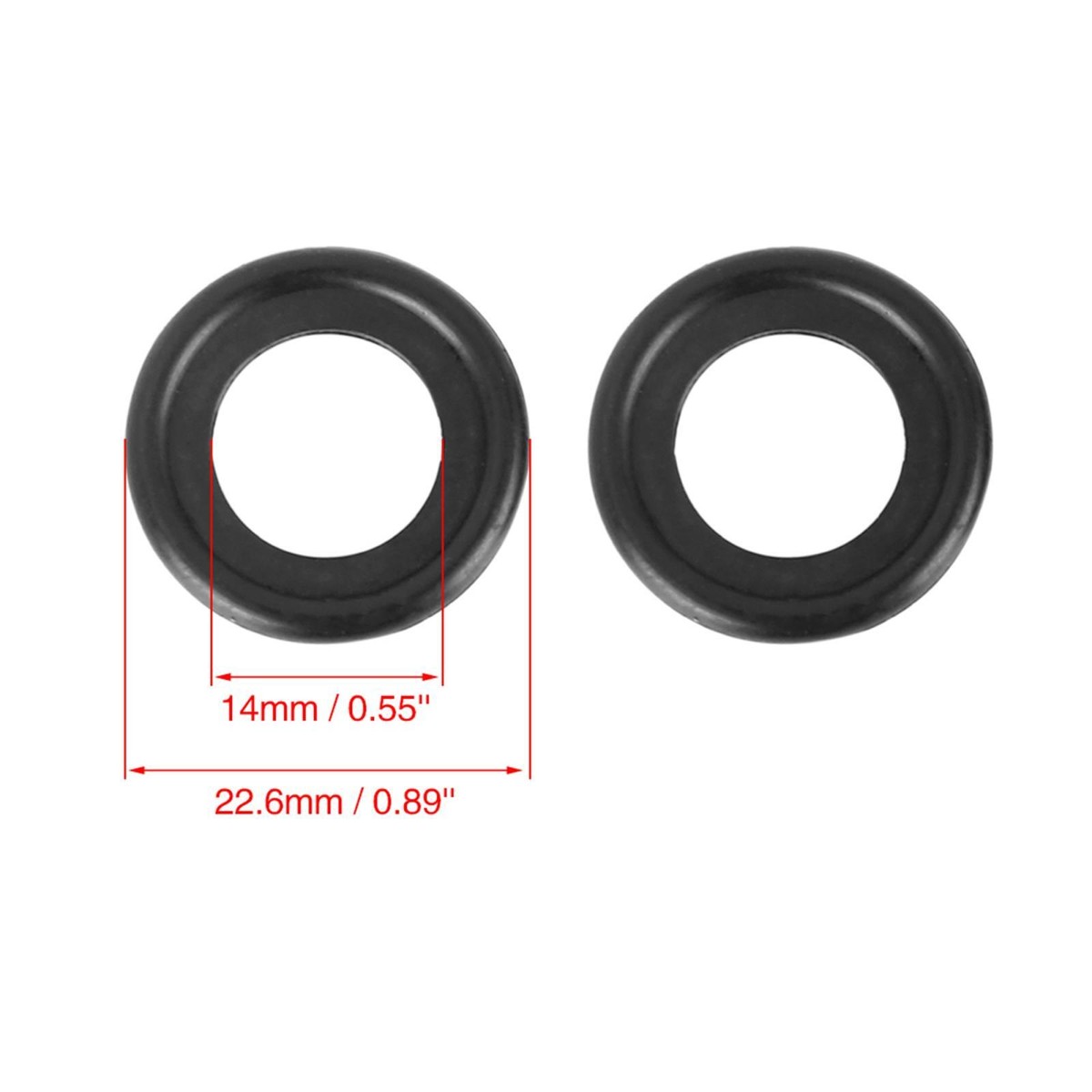 12mm Crush Gaskets HEROFFIX Oil Drain Plug Gaskets - 12mm Aluminum ...