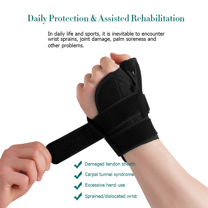 Unisex Splint Sprain Arthritis Bandage Orthopedic Hand Brace Thumb ...