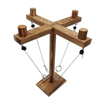 Hook and Ring Game, Ring Toss Game for Adults, Ring Game on a String ...