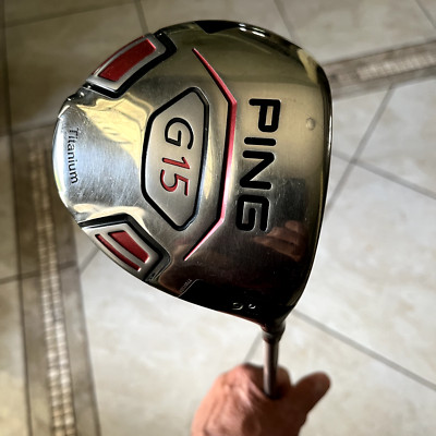 *EXCELLENT* PING G15 Driver 9° Grafalloy 68R regular flex. | eBay
