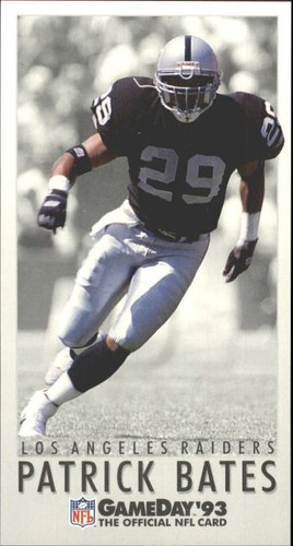 1993 GameDay Football Card #177 Patrick Bates RC | eBay