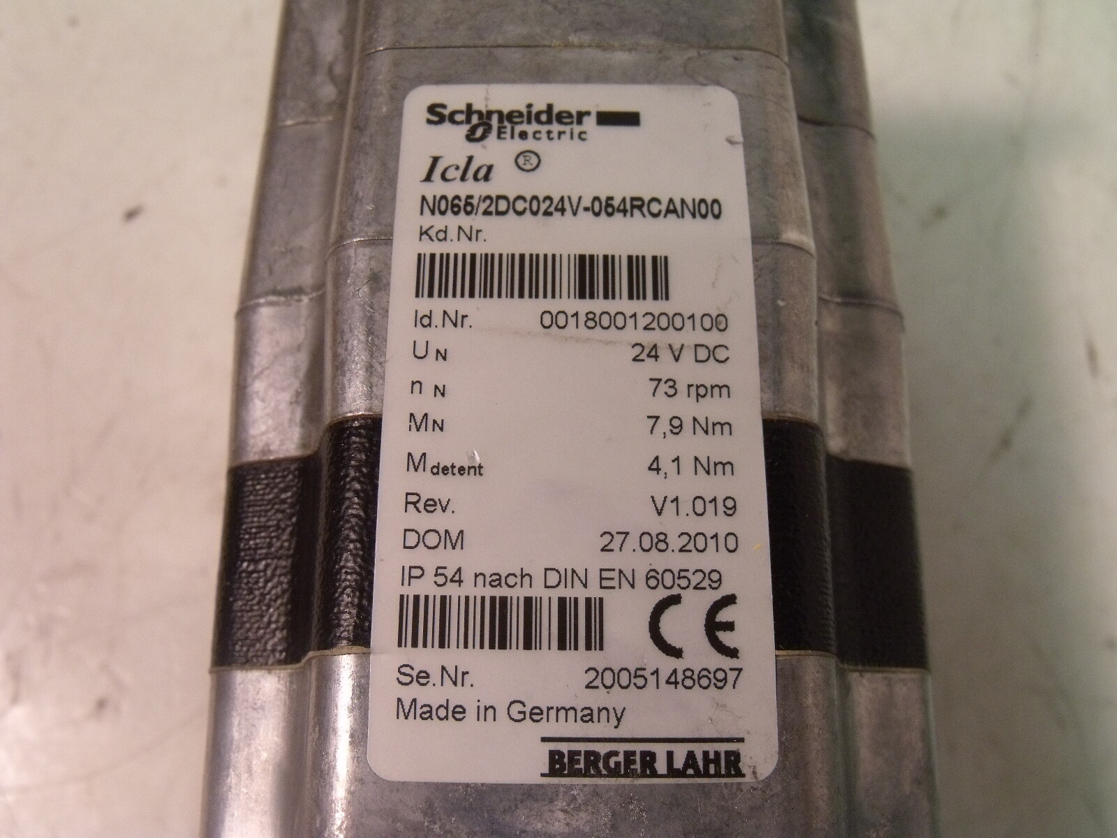 New Schneider 0018001200100 N066/2DC024V-054RCAN00 Integrated Drive | eBay