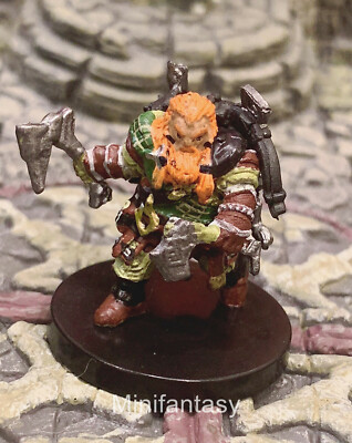 Harsk Dwarf Ranger D&D Miniature Dungeons Dragons Pathfinder Fighter ...