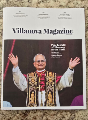 Villanova Magazine - Pope Leo XIV Cover - 2025 Pope Memorabilia ...