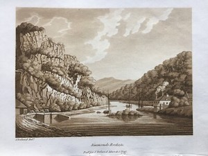 1797 Antique Print; Symonds Yat, Herefordshire / Gloucs after Samuel ...