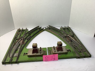 Two MTH Tinplate Standard Gauge Switches 10-4001 Right & Left | eBay