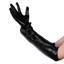 Womens PVC Leather Long Glove Opera Length Finger Stretchy Gloves Party ...