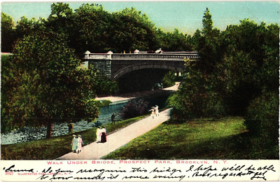 Walk under Bridge Prospect Park Brooklyn New York City Undivided ...