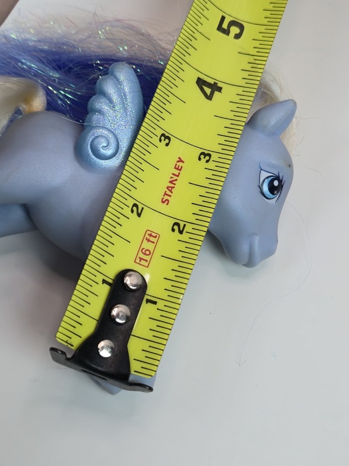 My Little Pony G3 MLP Silver Glow Pegasus Crystal Princess Wings 2005 ...