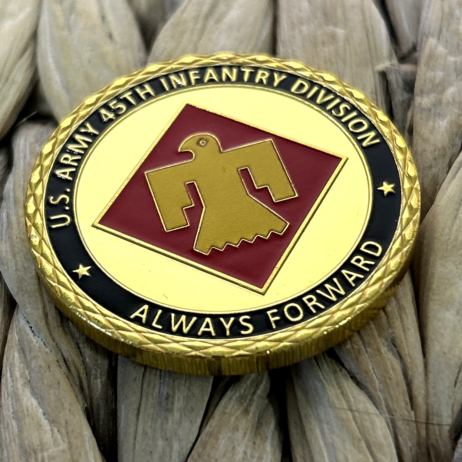 US Army Challenge Coin 45th INFANTRY DIVISION "Always Forward" | eBay