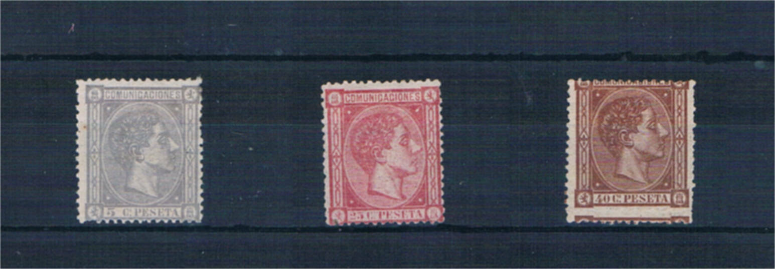 España Clásicos. Alfonso XII. 163*-166*-167* Valor 245 Euros | eBay