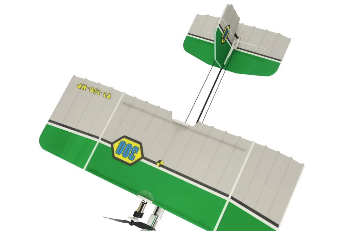 300mm Wingspan PP Foam DIY Micro Indoor Slow Flyer RC Airplane Green Or ...