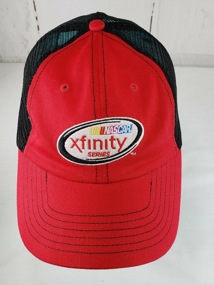 NASCAR Xfinity Series Embroidered Logo Trucker Hat Red & Black ...