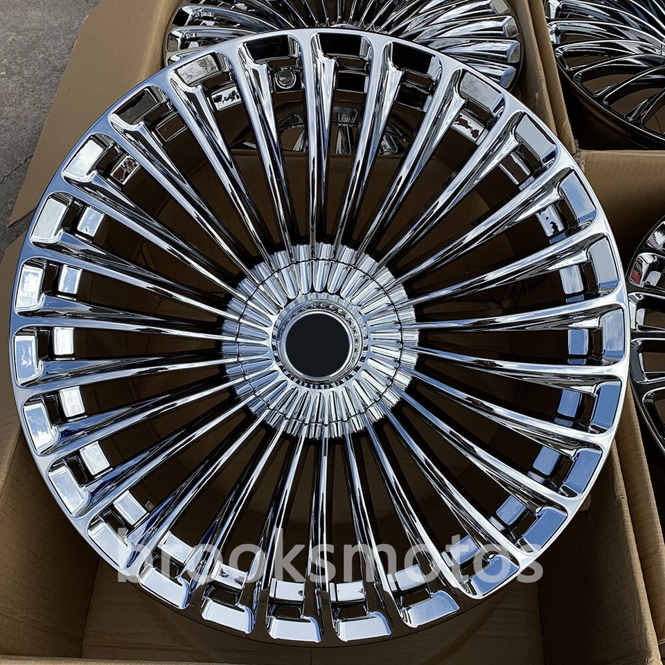 22" NEW CHROME MULT SPOKE STYLE FORGED WHEELS RIMS FITS FOR LEXUS RX350 ...