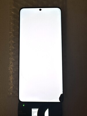Genuine OEM Samsung Galaxy S20 PLUS cracked glass GOOD OLED Screen with ...