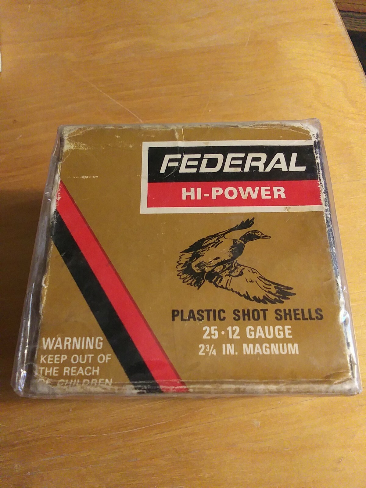 Federal Hi-Power. 12 Ga. 4 Shot, Empty Shotshell Box, Good Condition | eBay