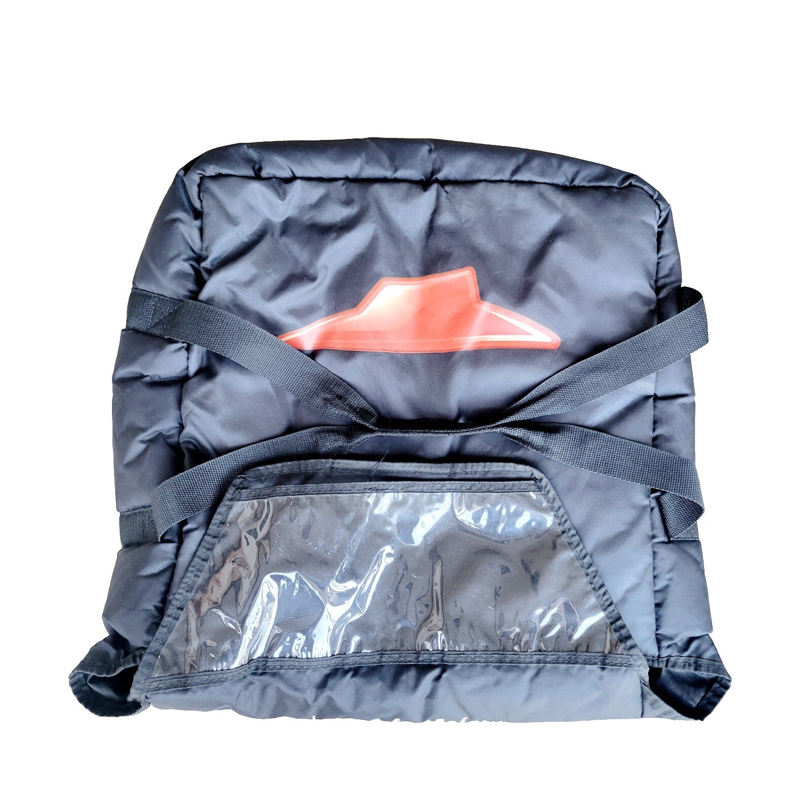 Pizza Hut Red Roof Logo Black Delivery Insulated Bag 3 Large Pizza Pies ...