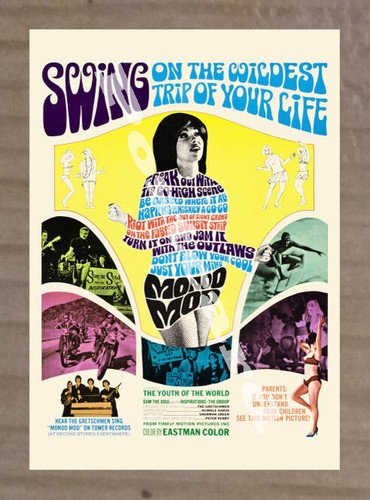 Historic 1966 Mondo Mod Movie Advertising Postcard | eBay Australia