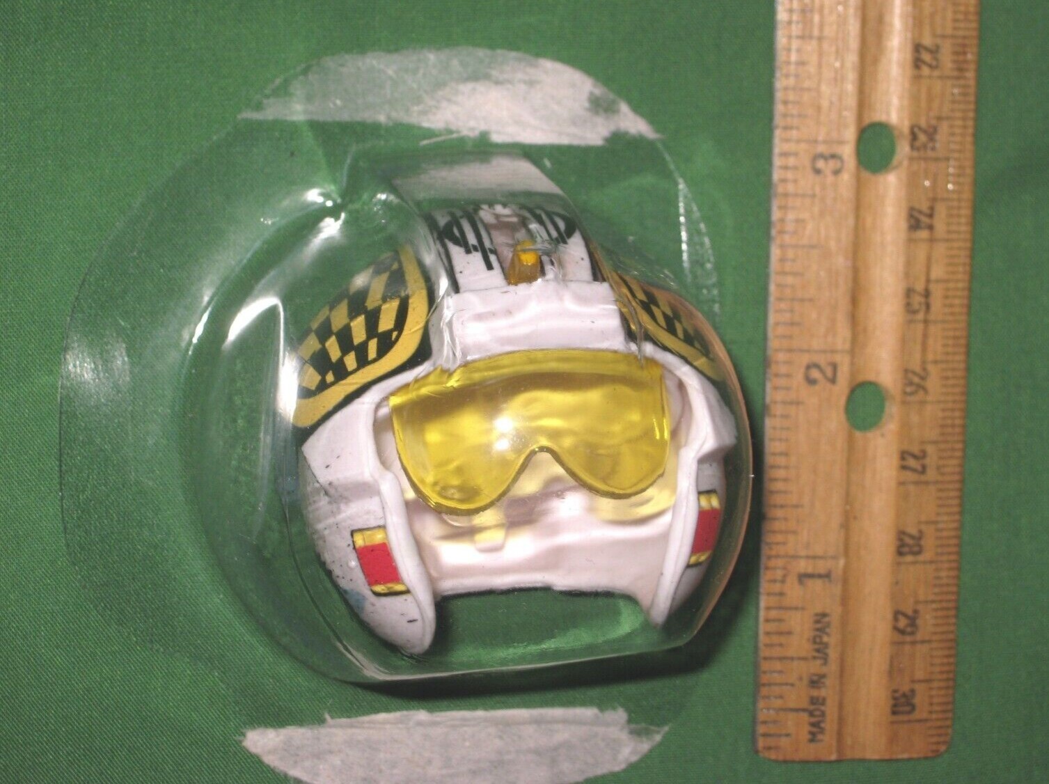 12" Biggs Darklighter X-Wing Rebel Pilot Helmet ~ 1/6 Red 3 Squadron ...