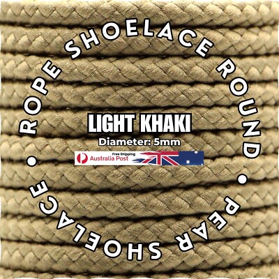 Bootlace Timberland Light Khaki Hiking Trekking Shoe Work Boot Shoelace ...