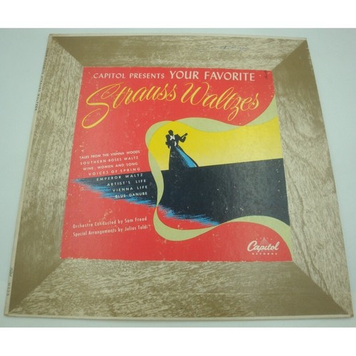 Sam Freed - Strauss Waltzes LP25cm Capitol - Tales from the Vienna woods/Blue Da | eBay