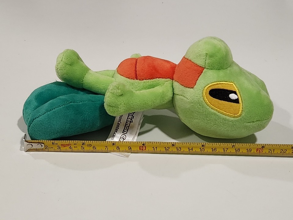 Treecko Pokemon Center Plush Nintendo 2014 Plushie Doll Video Game ...