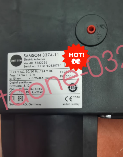 1PCS NEW SAMSON 3374-11 Electric actuator Fast delivery Via Fedex/DHL ...
