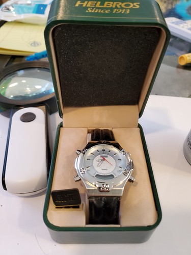Vintage Helbros Digital Solid State Liquid Chrystal Display Men's Watch ...