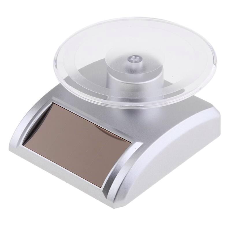 Mini Solar Powered Rotating Display Stand for Jewelry Phones | eBay