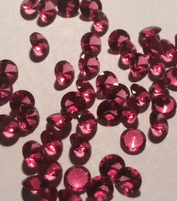 Ruby AAAA Loose Stones Very Best Quality Laboratory Grown Real Ruby 1-8 ...