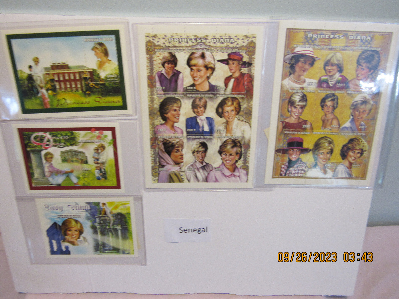 International Collectors Society Princess Diana Stamp Collection - Mint ...