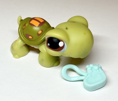 Authentic LITTLEST PET SHOP LPS - TURTLE #8 - with LPS Accessories ...