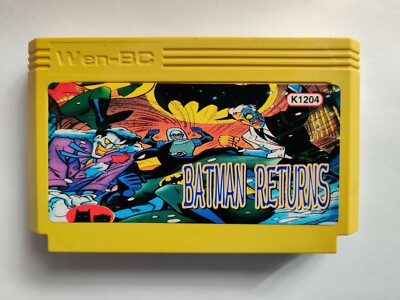BATMAN RETURNS - RARE Famicom Famiclone Nes Cartridge | eBay