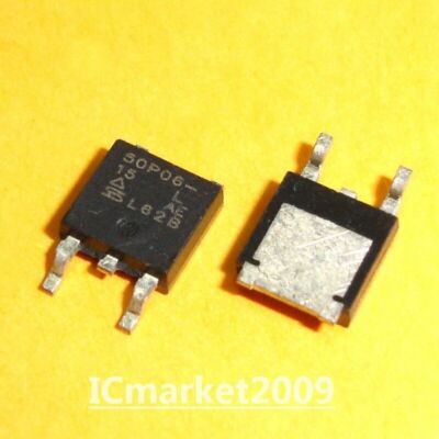 50 PCS SUD50P06-15L TO-252 50P06-15 P-Channel 60-V (D-S) MOSFET ...