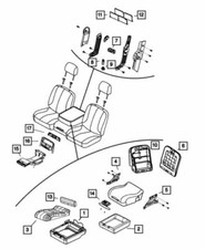 Genuine Mopar Armrest Bin Lid 5NJ86DX9AA for sale online | eBay