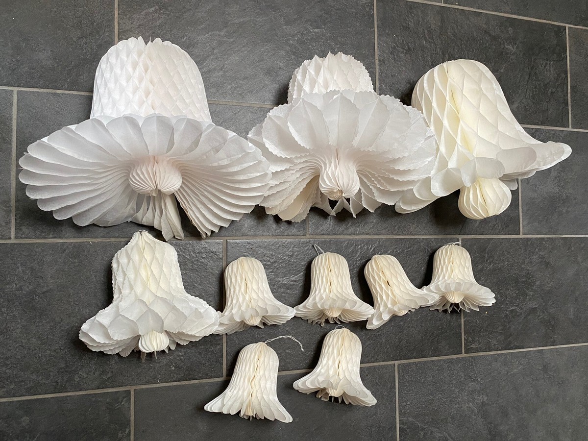 Honeycomb Paper Wedding Bells