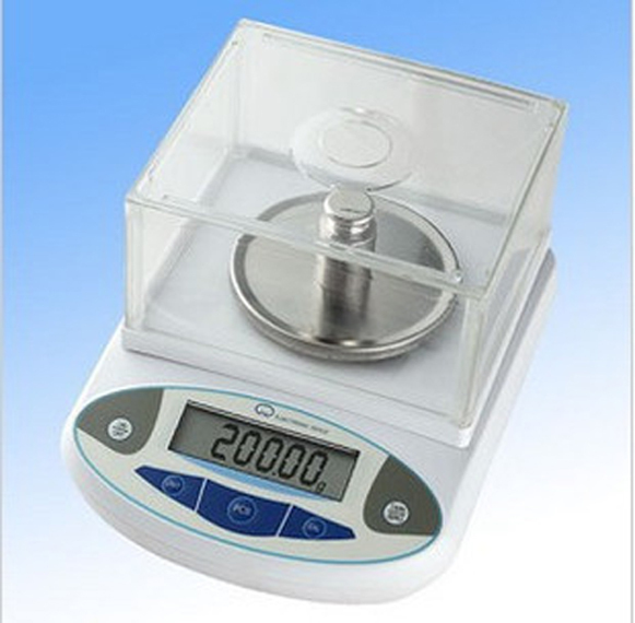 0.01g Hi-Precision Digital Balance Scale + Windshield, for Lab ...