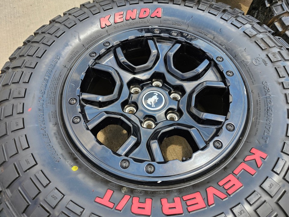 17" Ford Bronco HERITAGE SASQUATCH wheels rims BEADLOCK 10388 KENDA 35 ...