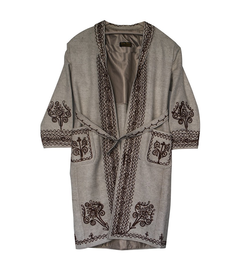 Men Afghan Chitral Coat Chugha Chogha Pakol Patu Wool Jacket Overcoat ...