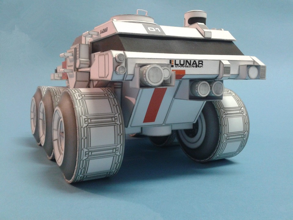 Film Moon Lunar Rover DIY Paper Model Kit | eBay