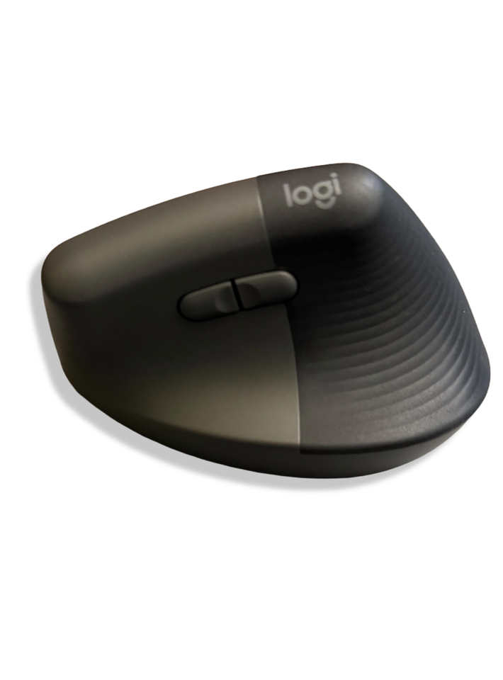 Logitech Lift Vertical Wireless Mouse Right-Handed Ergonomic Graphite ...