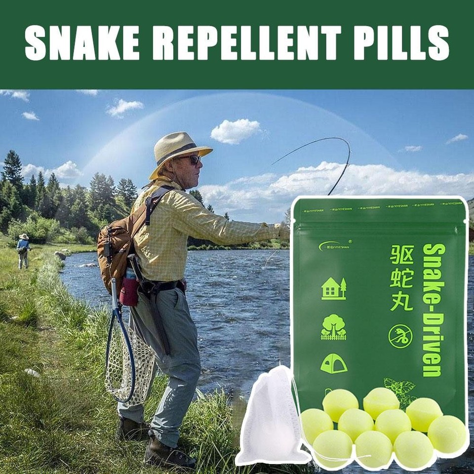 5/10X Snake Repellent Pill with Mesh Bag Outdoor Long-lasting Snake ...