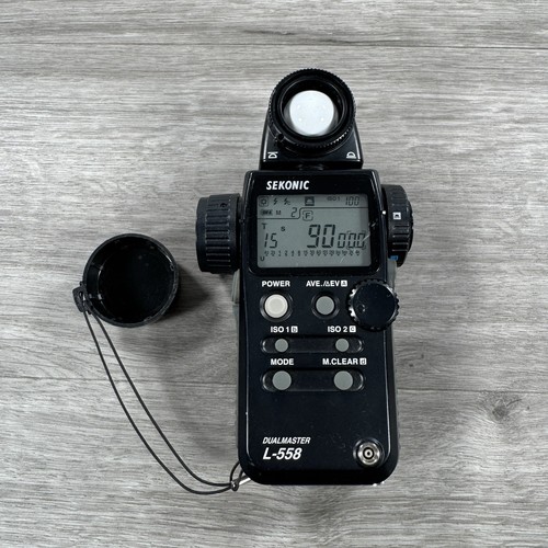 Sekonic Light Meter model L-558 Dual Master Digital FLAWS READ | eBay
