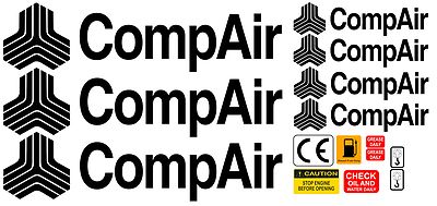 COMPAIR COMPRESSOR DECALS STICKERS | eBay UK